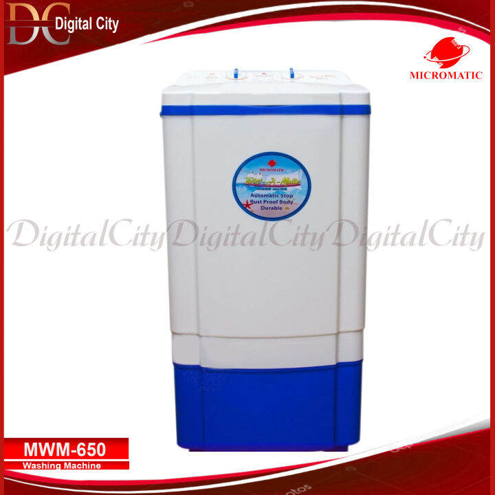 Micromatic MWM-650 6.5 Kg Single Tub Washing Machine | Lazada PH