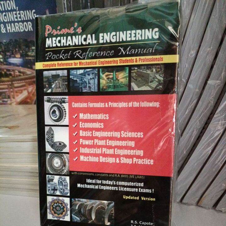 ♭Prime mechanical engineering pocket reference manual | Lazada PH