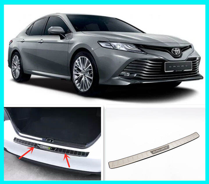 TOYOTA CAMRY 2019-2022 REAR BUMPER GUARD TRUNK PROTECTOR STAINLESS ...