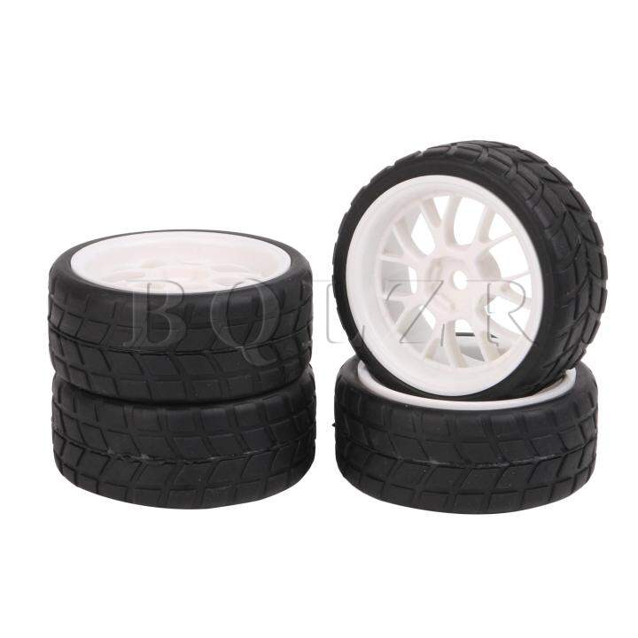 Rubber Tires Y Shape Wheel Rim 2.1x1Inch for RC1:10 On Road Racing Car ...