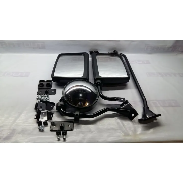 MITSUBISHI L300 3-PCS SET SIDE MIRROR with Braket - MANUAL - LEFT AND ...