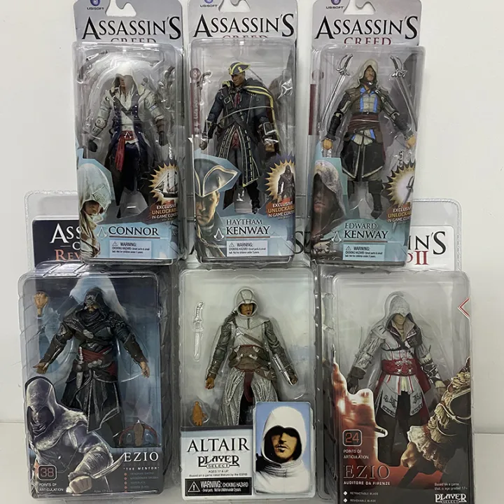 Creed Origins Creed Ezio Altair Series 4 Connor Haytham Edward Kenway ...