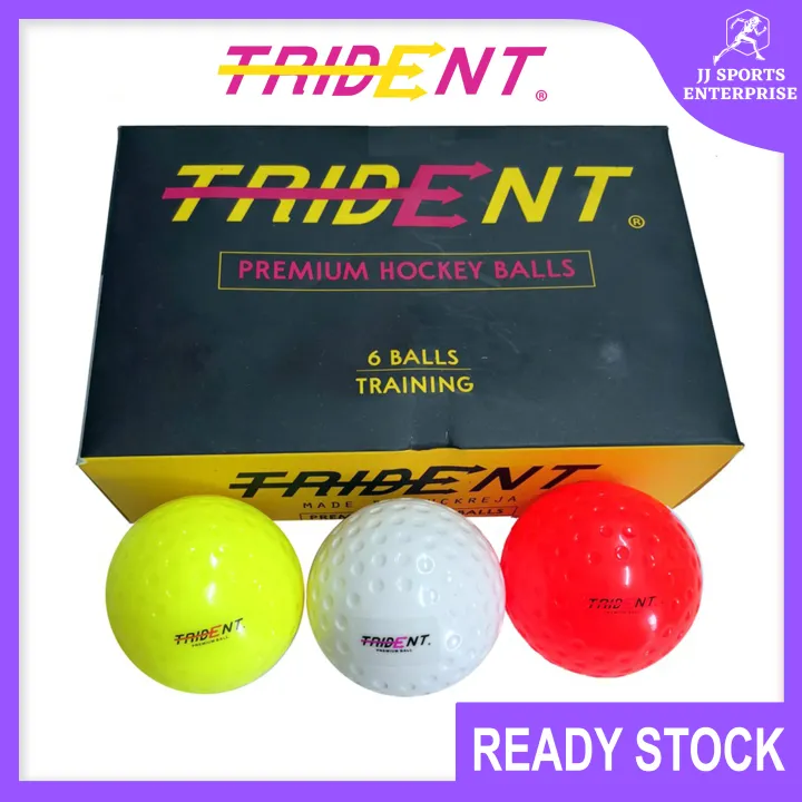 Trident Premium Quality Dimple Hockey Ball Bola Hoki Hoki Bola Dimple ...