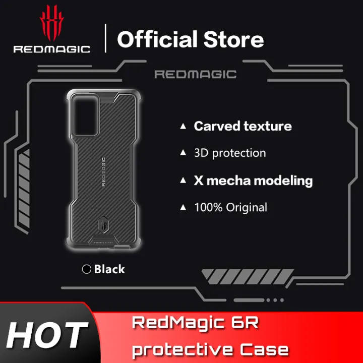 ต้นฉบับนูเบียเคสสำหรับ RedMagic 6 6Pro 6R จับกรณีบางเฉียบกันกระแทกปกคลุมสำหรับสีแดงเมจิก6Pro เคส ...