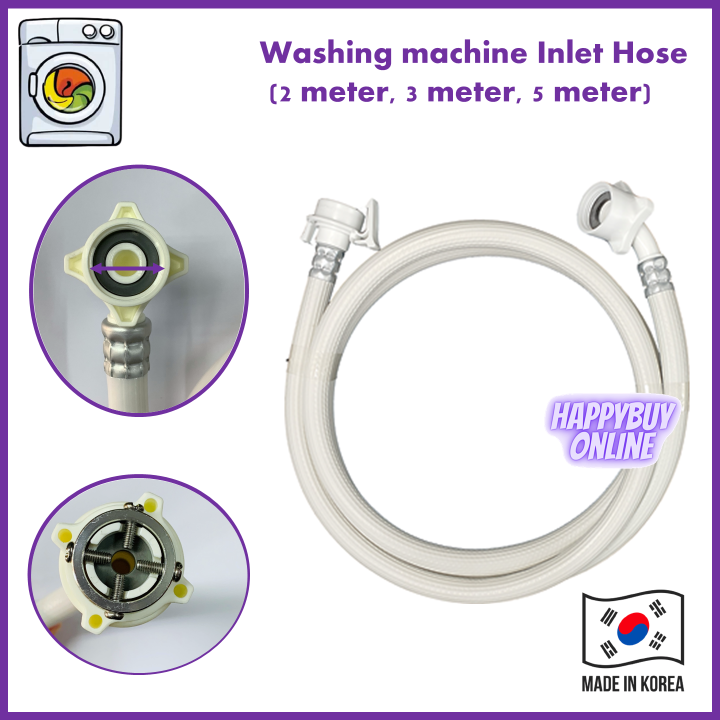 Sam Jeong Water Inlet Hose Washing Machine Flexible Inlet with Joint ...
