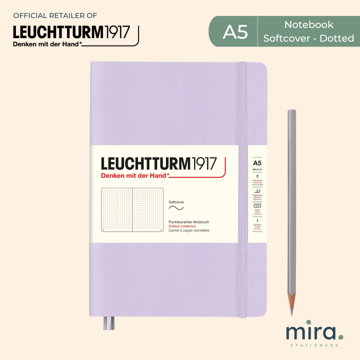 Leuchtturm1917 - A5 Dotted Notebook Softcover Leuchtturm | Lazada PH