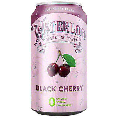 Waterloo Black Cherry Sparkling Water 355mL | Lazada PH