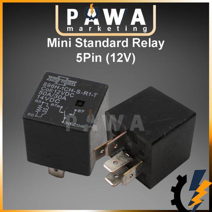 PAWA 5 Pin Mini Relay 12V ORIGINAL PROTON PREVE & SUPRIMA FAN ISO MINI ...