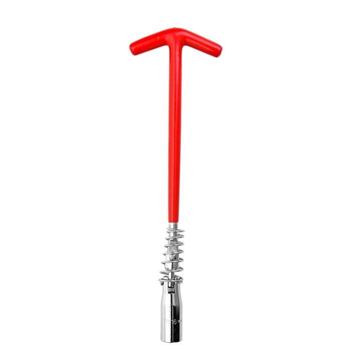 Spark Plug Wrench T-Handle Universal Joint Spark Plug Removal Tool for ... Spark Plug Wrench T-Handle Universal Joint Spark Plug Removal Tool for ...