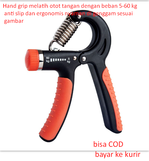 Hand grip melatih otot tangan dengan beban 5-60 kg anti slip dan ...