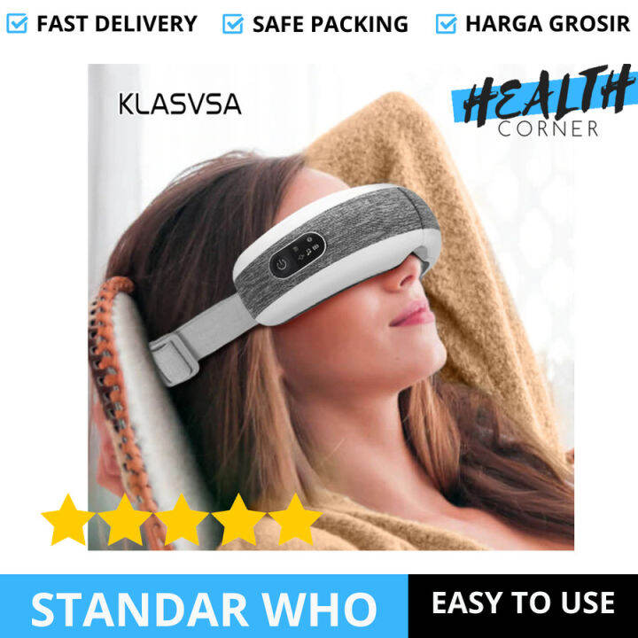 Alat Kompres Pijat Refleksi Mata Electric Smart Eye Massager Bluetooth ...