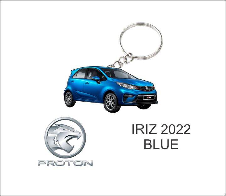 proton iriz blue 2022 keychain 2d | Lazada
