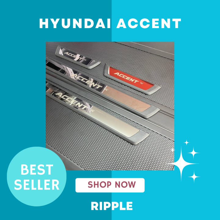 Side Stepsill for Hyundai Accent 2012 2013 2014 2015 2016 2017 2018 ...