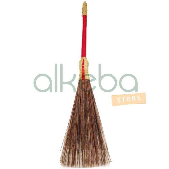 Sapu Lidi Tangkai Murah / Sapu halaman taman jalan outdoor | Lazada ...