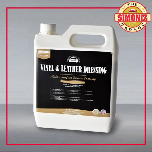 SIMONIZ Vinyl and Leather Multi-Surface Creme Interior Car Dressing 4 ...
