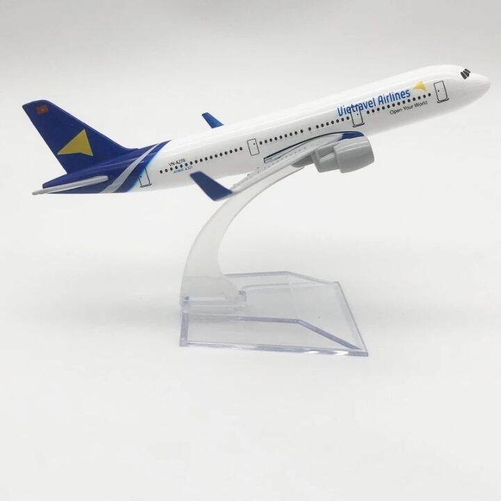 NEW 16Cm Alloy Metal Vietnam Air Vietravel Airlines Airbus 321 A321 ...
