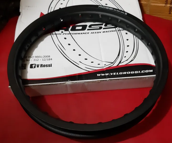 Velg jari jari Vrossi ukuran 185 ring 17,warna hitam doff,1 pcs / 1 ...