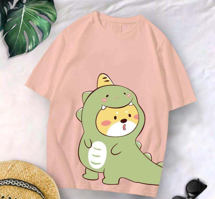 KAOS KARAKTER LUCU OVERSIZE / BAJU OVERSIZE WANITA / ATASAN LUCU IMUT ...