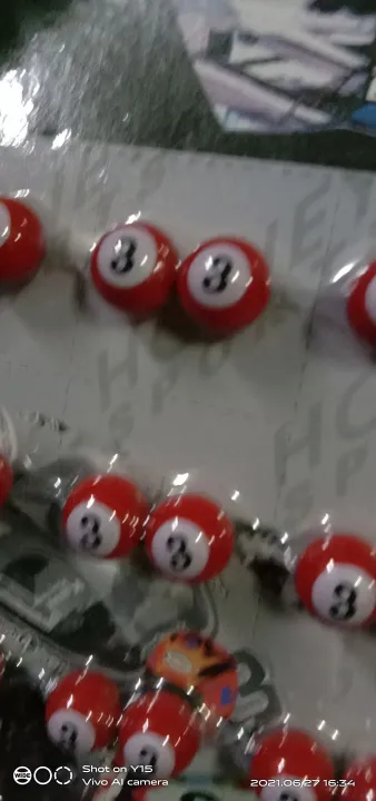 TIRE CAP PITO CAP BILLIARD PAIR BALL NO.3 RED FOR MOTORCYCLE | Lazada PH