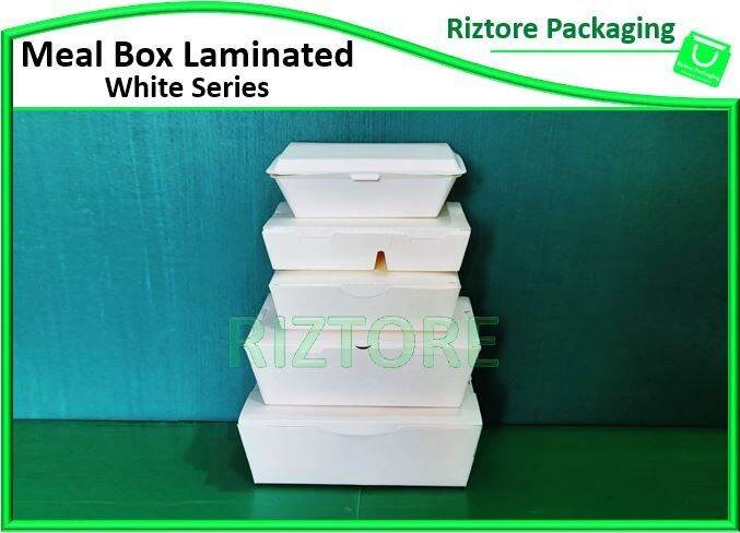 Mealbox, Lunch Box, Dinner Box, Chicken Box (Lam White Series) 25Pcs ...