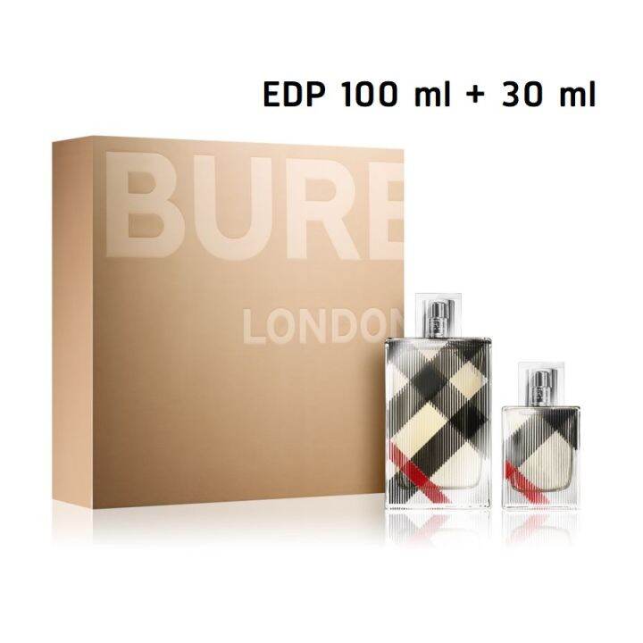 Set Burberry Brit Women EDP 100 ml. + 30 ml. | Lazada.co.th