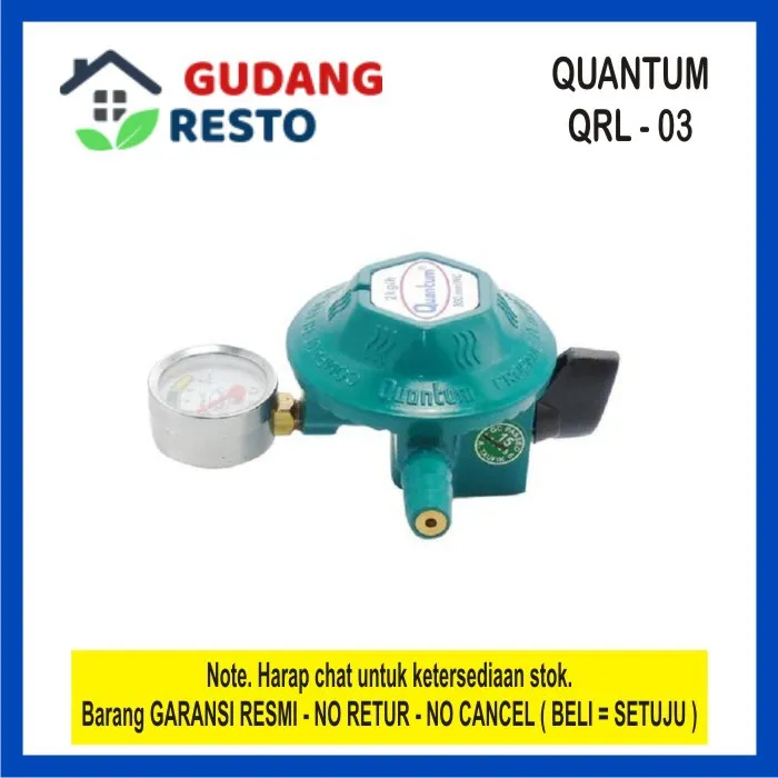 Regulator QUANTUM Gas Kepala LPG QRL 03 / QRL03 / QRL-03 | Lazada Indonesia