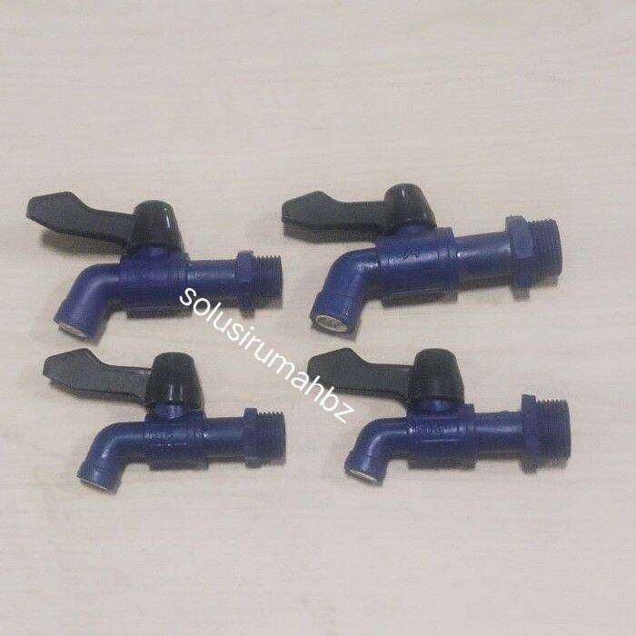 Kran amico keran PVC plastik pilih biasa jumbo 1/2 3/4 inch 1/2" 3/4 ...