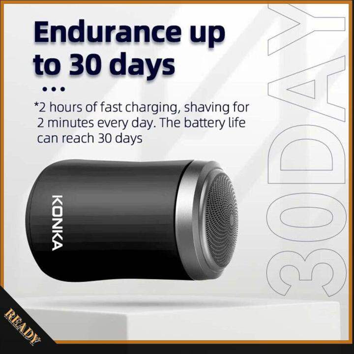KONKA Universal Electric Shaver Portable Razor Waterproof USB Mini ...