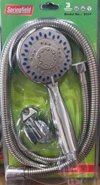 Telephone Shower Set 3 Functions complete set with hose and wall ...