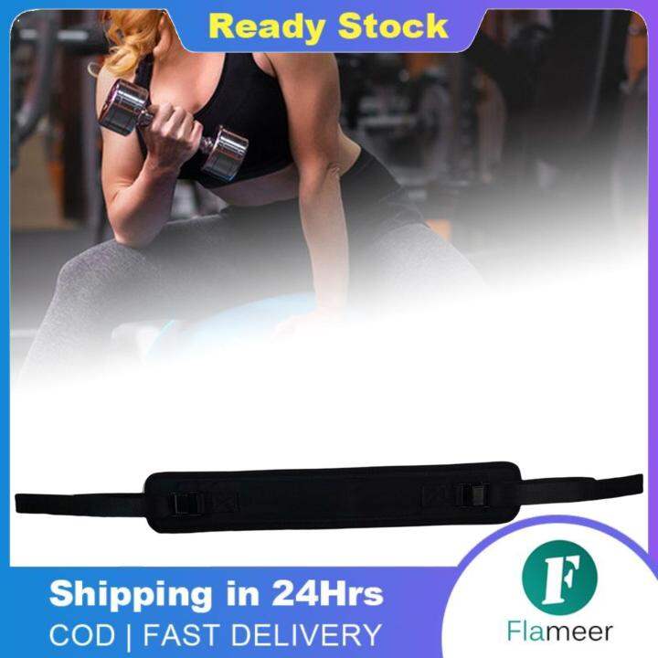 Flameer เข็มขัดรัดสะโพกสำหรับดัมเบลสำหรับออกกำลังกายที่บ้านยิม | Lazada ...