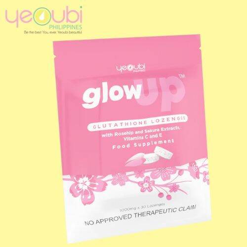 100% Original Yeoubi Glow Up Glutathione Lozenges with Rosehip ...
