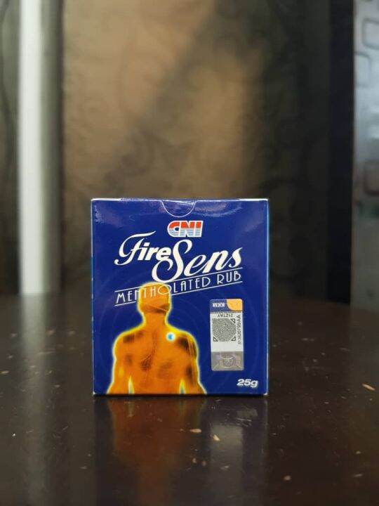 FIRE SENS MENTHOLATED RUB 25G | Lazada