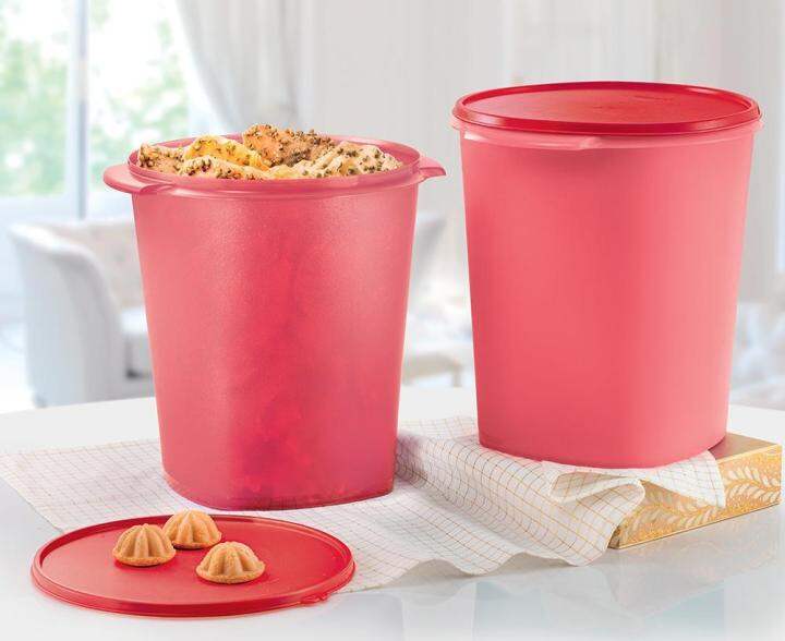 Tupperware Royal Red Canister 11L (1) | Lazada