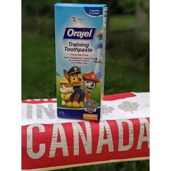 ORAJEL Flouride-Free Training Toothpaste/Colgate Toothpaste for Kids-🇨🇦 ...