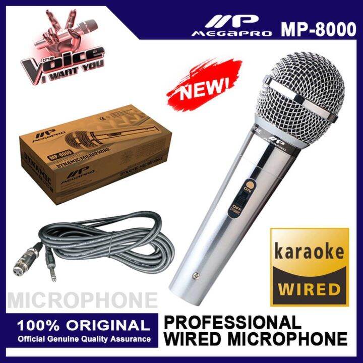 special offer Megapro MP-8000 Professional Dynamic Uni-directional Microphone | Lazada PH