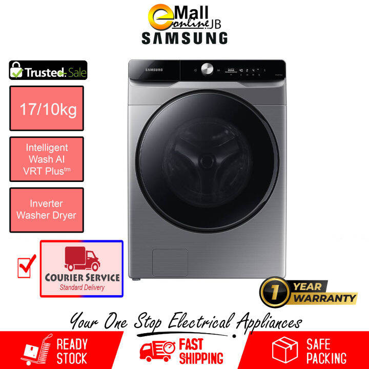 ( Courier Service ) Samsung 17KG/10KG Inverter Smart AI Front Load ...