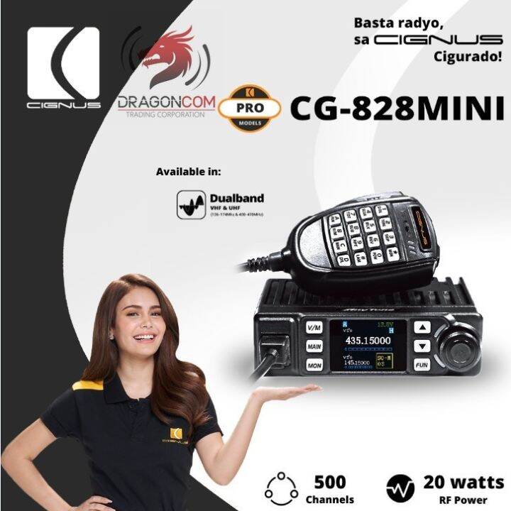CG-828 Mini or CG828 Mini Base Radio (Dual Cross Band) | Lazada PH