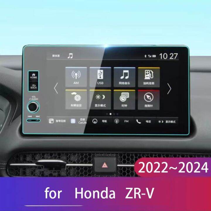 1ชิ้นสำหรับฮอนด้า ZR V HR ZRV HRV 2022 2023ฟิล์มจีพีเอสนำทางรถ2024ระบบสัมผัสอุปกรณ์กระจกเทมเปอร์ ...