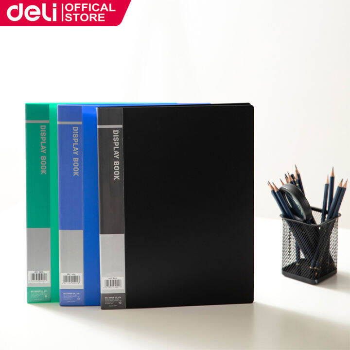 Deli A4 Display Book 30 Pockets Korean Style Pp Material E5003 1Pc | Lazada PH