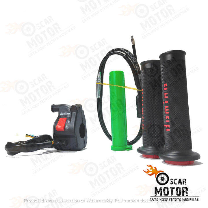 Gas Spontan Domino Set 1 Kabel Plus 2 Tombol Starter Dan Engine dan ...