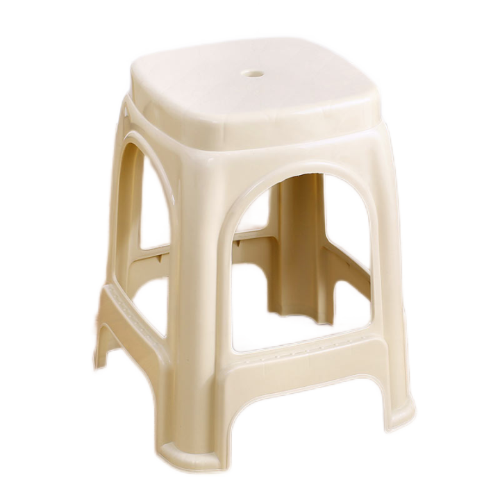 Plastic Round Stool Chair [ blue -beige ] | Lazada PH