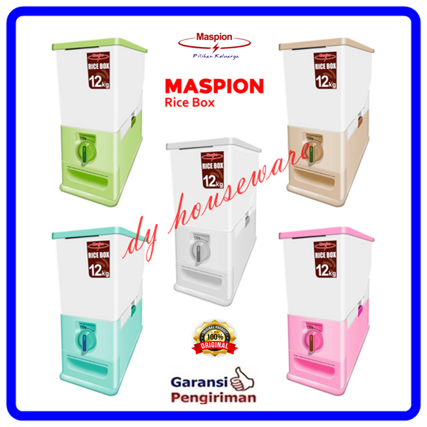 Rice Box 12 Kg Maspion Tempat Beras Dispenser Beras Maspion 12 Kg ...