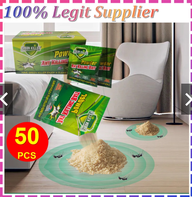 Arturo 1Box=50pc Z003 Effective Powder Cockroach Killing Bait Roach Pesticide Cockroach Killer ...