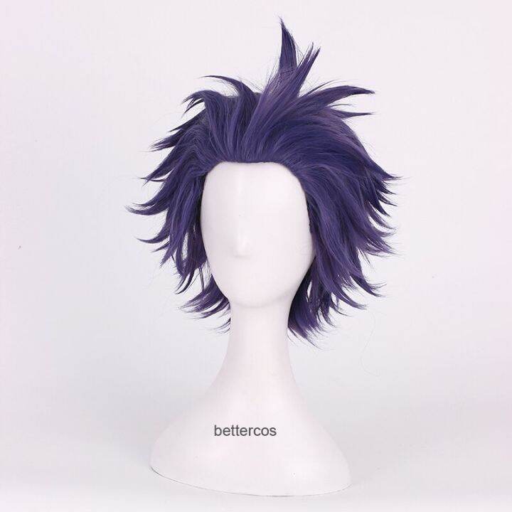 (วิกผมคอสเพลย์) My Boku No Hero Academia Shinsou Hitoshi Shinso วิกผมคอ ...