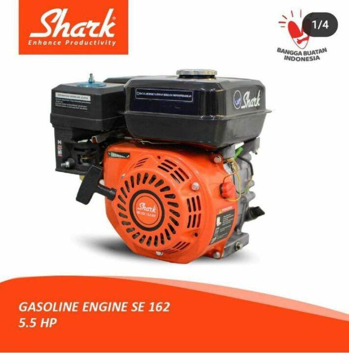 Gasoline Engine Shark SE162 (5.5HP) Mesin penggerak | Lazada Indonesia