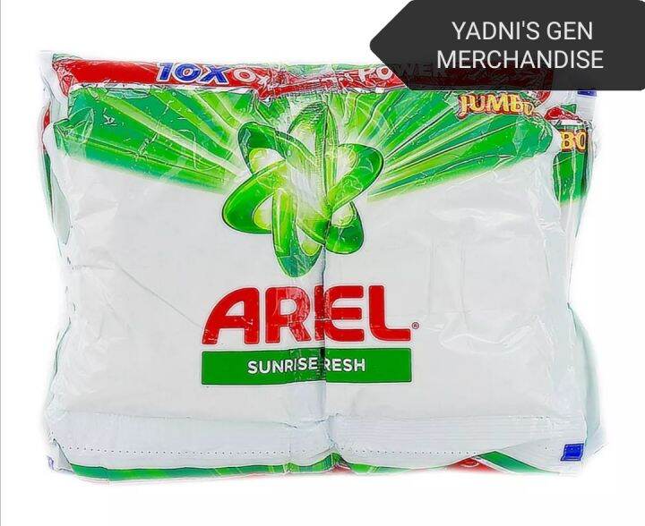Ariel Powder Detergent Sunrise Fresh Jambo Sachet 12 x 76g | Lazada PH