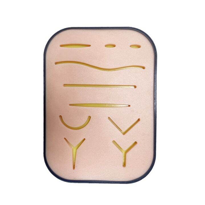 Students Oral Debridement,Knotting Simulation Skin Wound Silicone ...