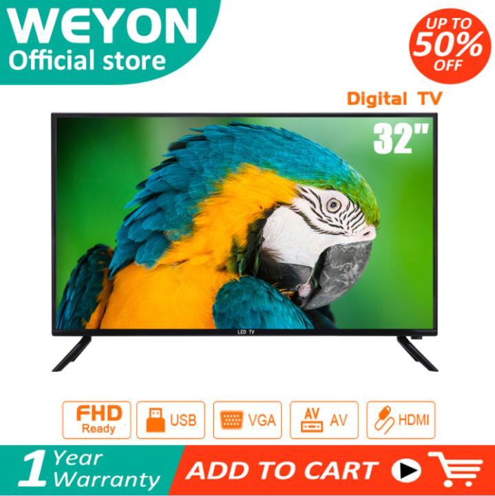 WEYON ทีวี 32ราคาถูกๆ LED TV Digital TV FULL HD Ready โทรทัศน์ถูกๆ21 ...