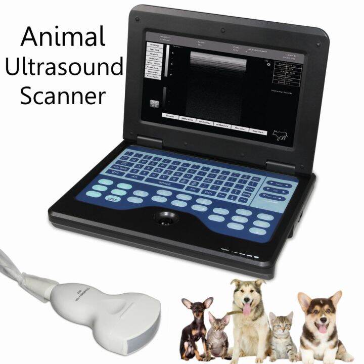 CONTEC CMS600P2VET Veterinary Laptop Machine Digital Ultrasound Scanner ...