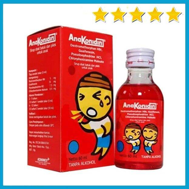 Anakonidin Sirup 60 ml | Box Merah | Obat Pilek & Batuk Anak-Anak ...